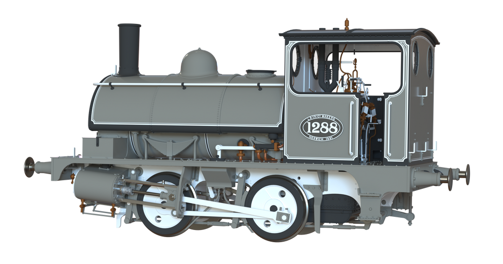 Ellis Clark Trains E1051RI LYR 'Pug' 0-4-0ST 1288 LYR – Rails