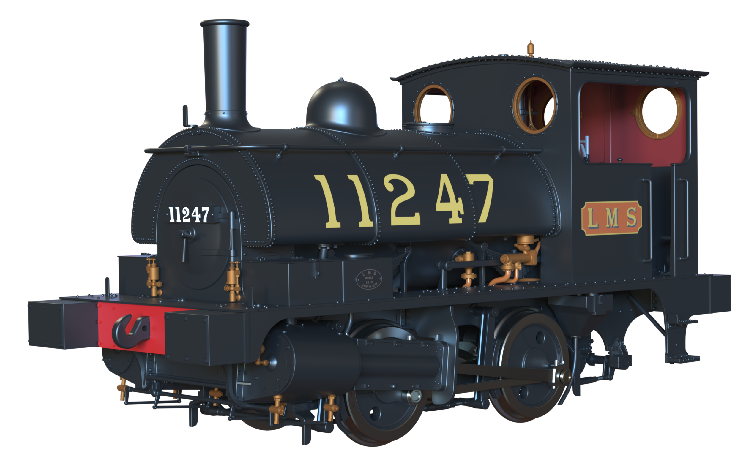 Ellis Clark Trains E1041 LYR 'Pug' 0-4-0ST 11247 LMS – Rails