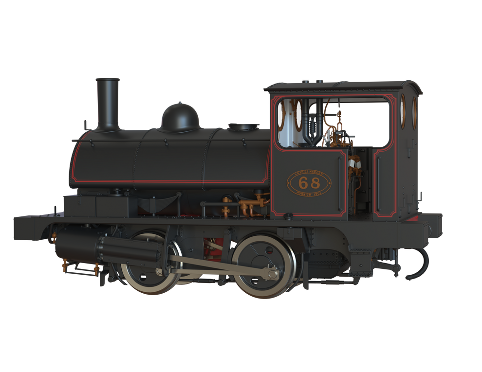 Ellis Clark Trains E1049 LYR 'Pug' 0-4-0ST 68 LYR – Rails