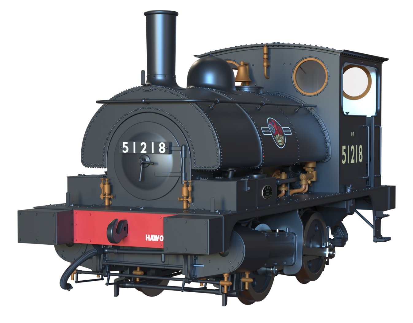 Ellis Clark Trains E1050 LYR 'Pug' 0-4-0ST 51218 BR – Rails