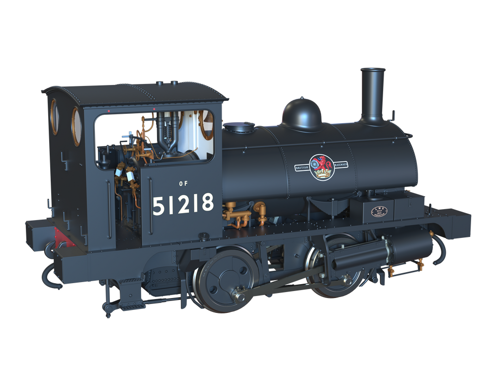 Ellis Clark Trains E1050 LYR 'Pug' 0-4-0ST 51218 BR – Rails