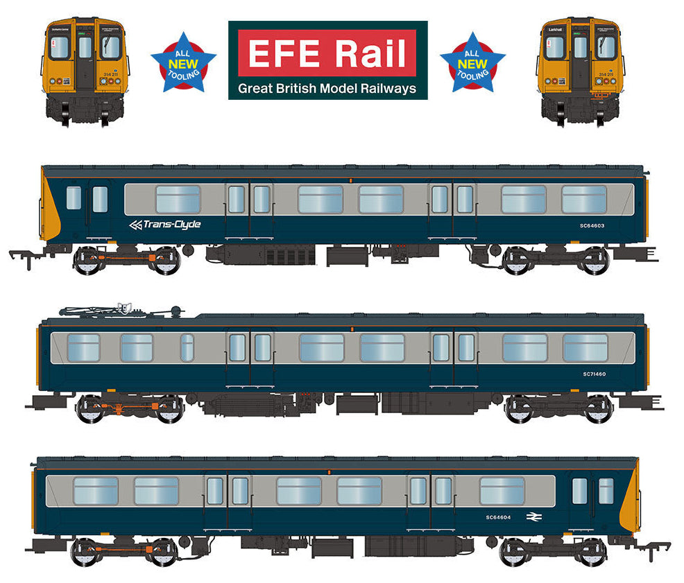 EFE Rail E81013 Class 314 3-Car EMU 314211 BR Blue & Grey – Rails
