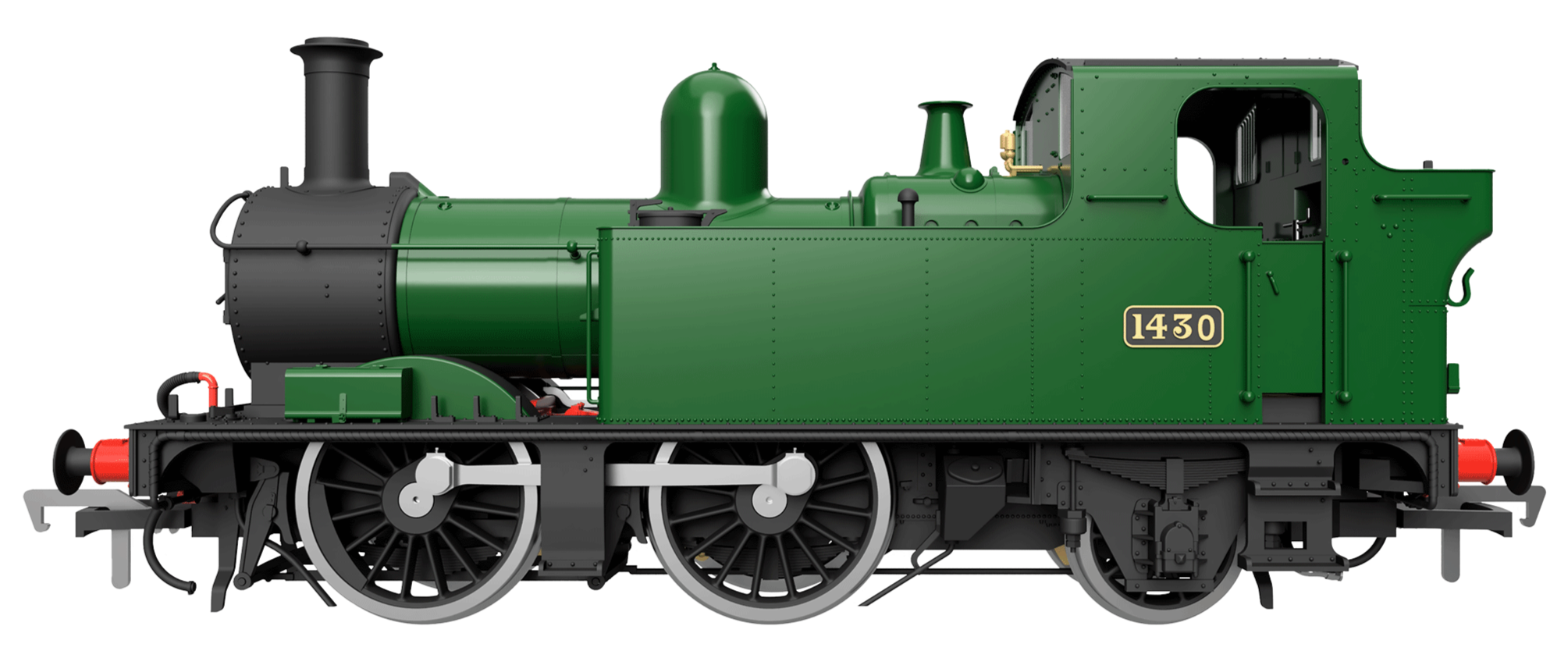 Dapol 4S-006-021 14XX Class 0-4-2 1444 BR Green Lined Early Crest Steam Locomotive – Rails of ...