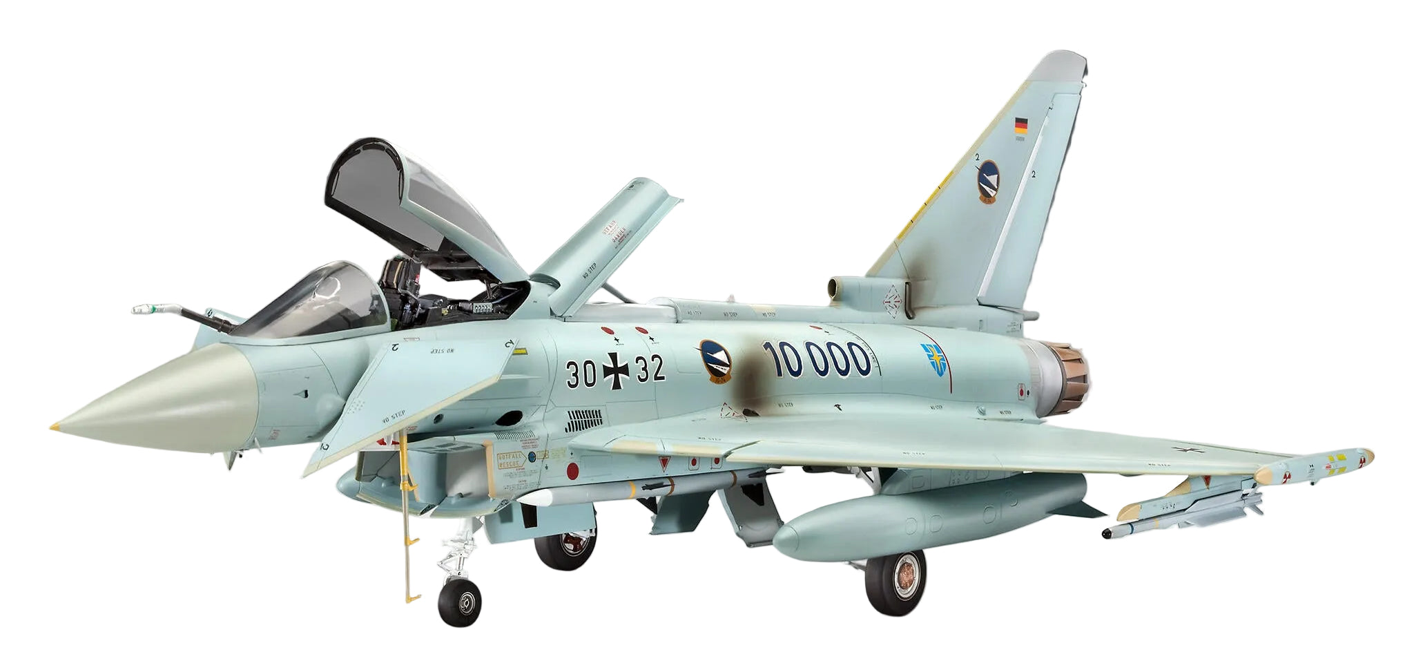 Revell 03757 German Eurofighter Typhoon Model Kit – Rails