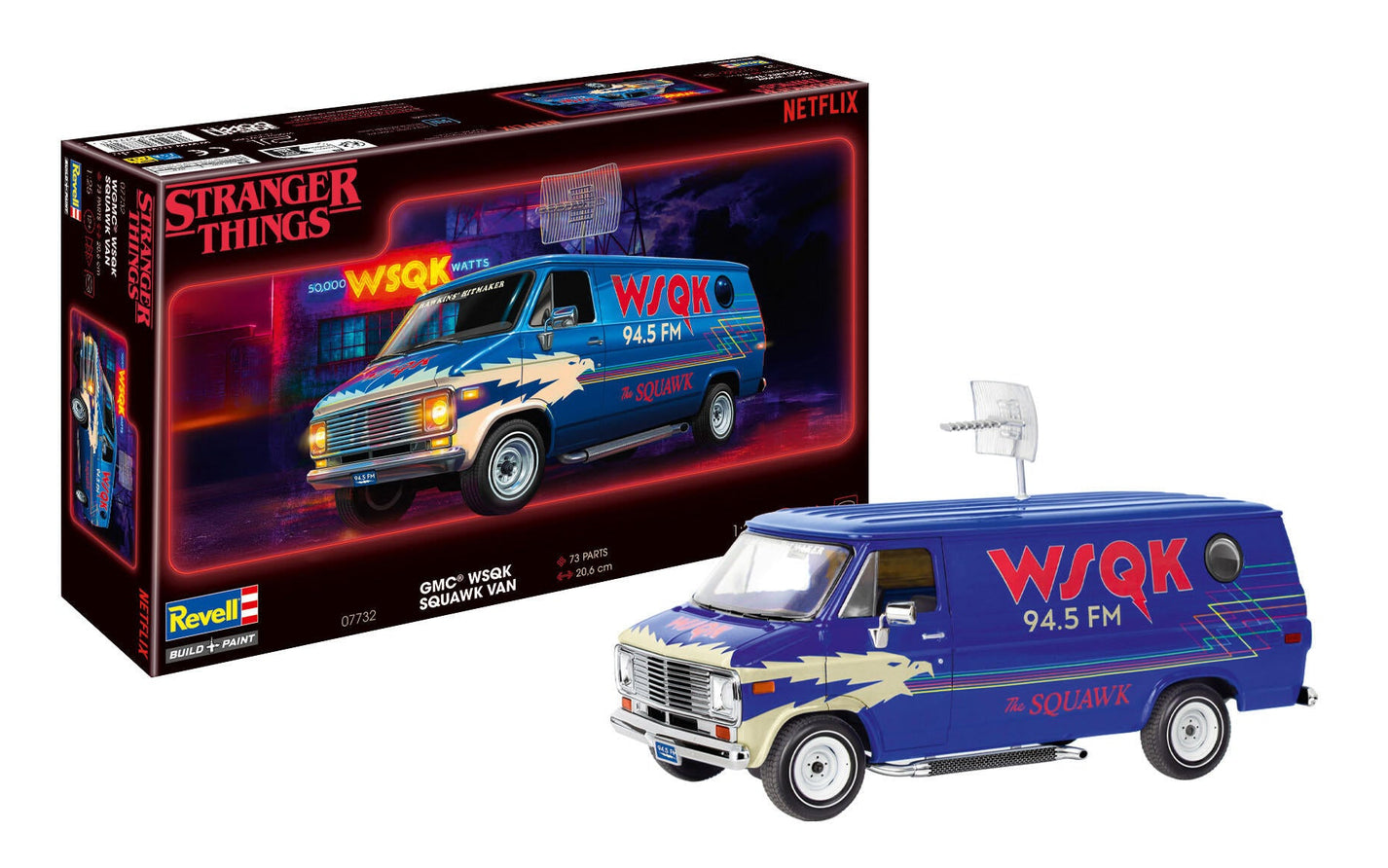 Revell 7732 Car "Stranger Things" Model Kit – Rails