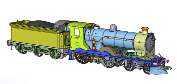 Sonic Models S4103-08 Class D34 ‘Glen’ 4-4-0 256 “Glen – Rails