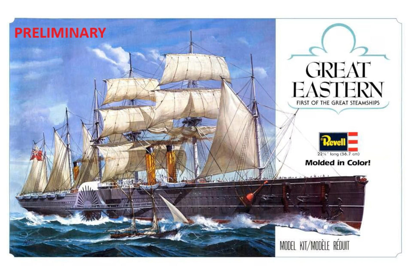Revell 5608 Great Eastern 75 Years Plastic Model Kit – Rails