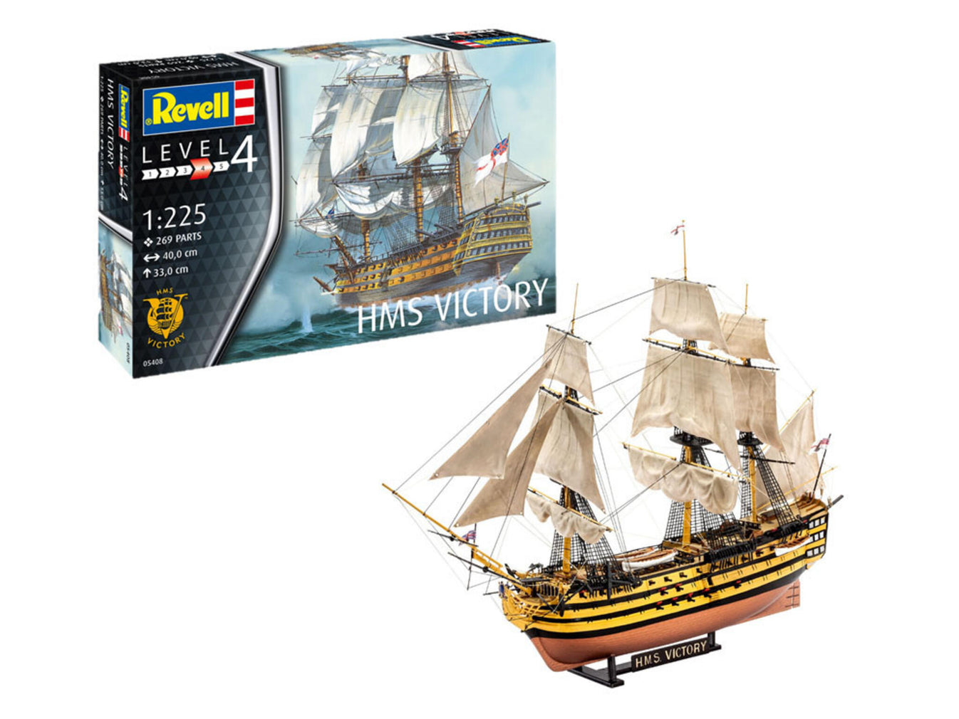Revell 5408 H.M.S. Victory Model Kit – Rails
