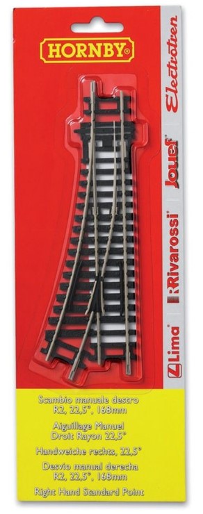Hornby HT8304 Right Hand Point x 1 Blister Pack – Rails