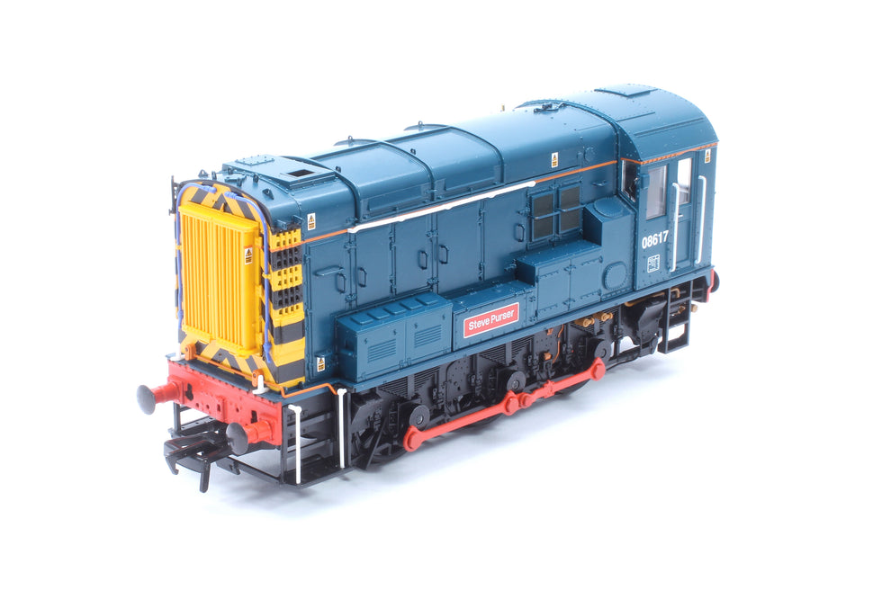 Bachmann 35-915 Class 08 08617 'Steve Purser' BR Blue – Rails
