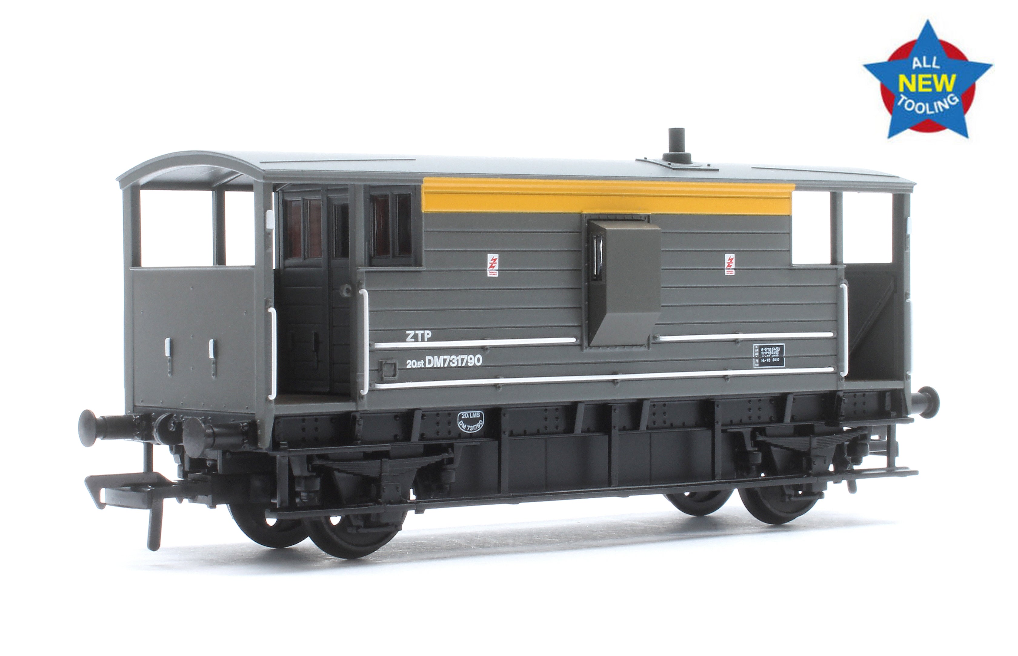 Bachmann 38-979 LMS 20T Brake Van BR Engineers Grey & – Rails