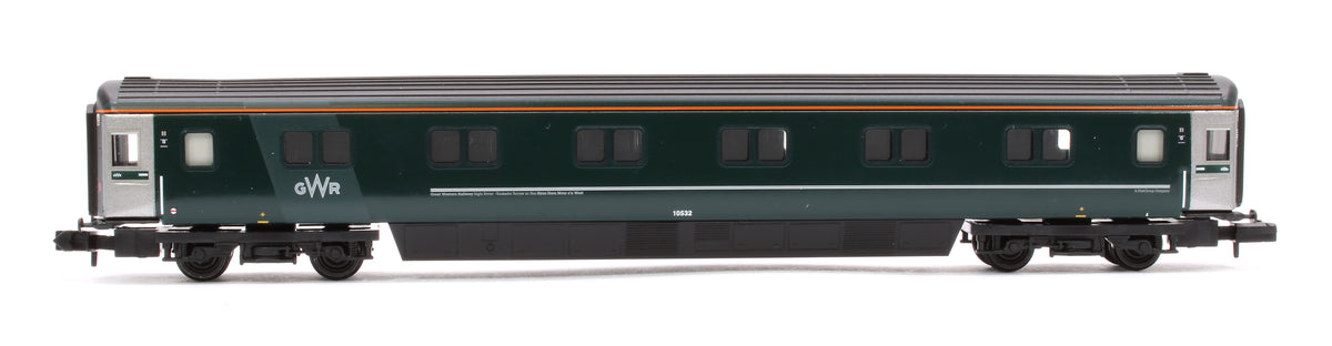Graham Farish 374-997 BR Mk3 'Night Riviera' 2-Coach Pack GWR Green ...