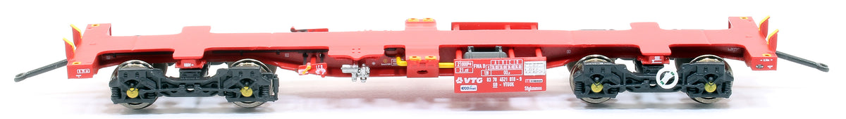 Revolution Trains N-FWA-2121A-PO Pre-Owned Ecofret FWA Container Flat ...