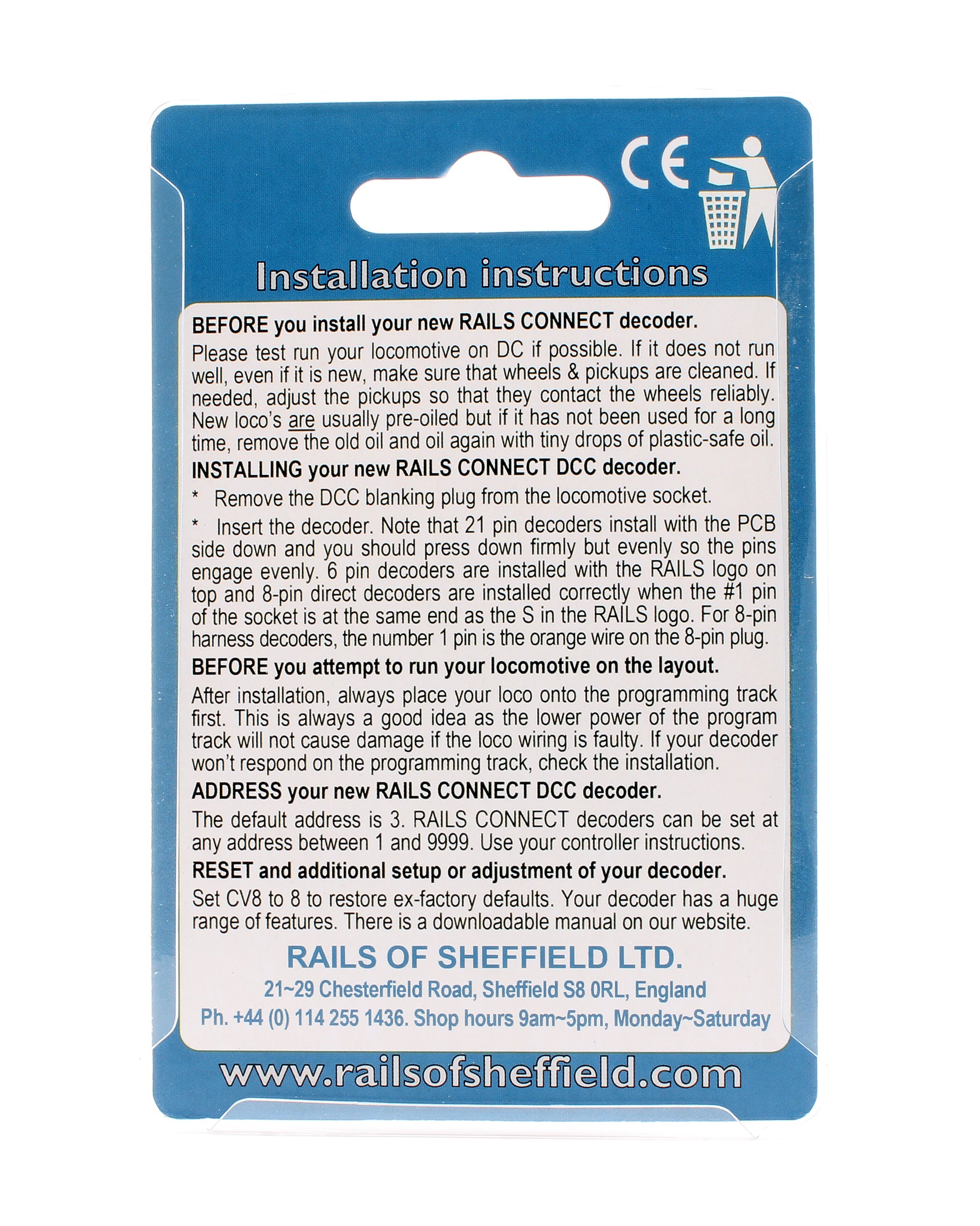 Rails Connect RoS-6PN Rails Connect Decoder, 6pin Nano 2