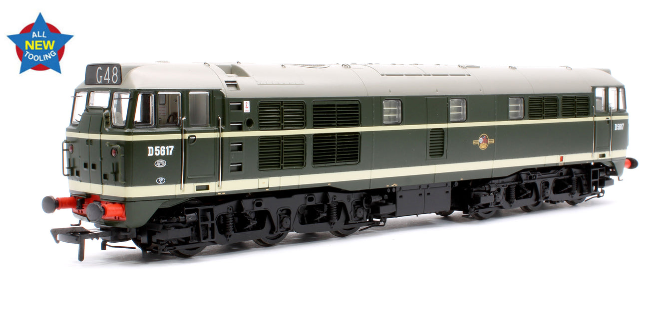 Bachmann 35-801A Class 30 D5617 BR Green (Late Crest) Diesel – Rails