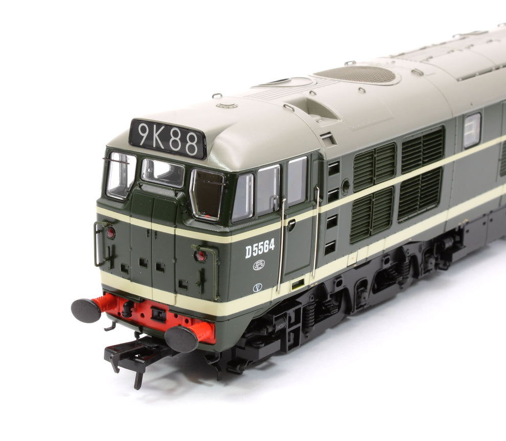 Bachmann 35-801SF Class 30 D5564 BR Green (Late Crest) Diesel – Rails