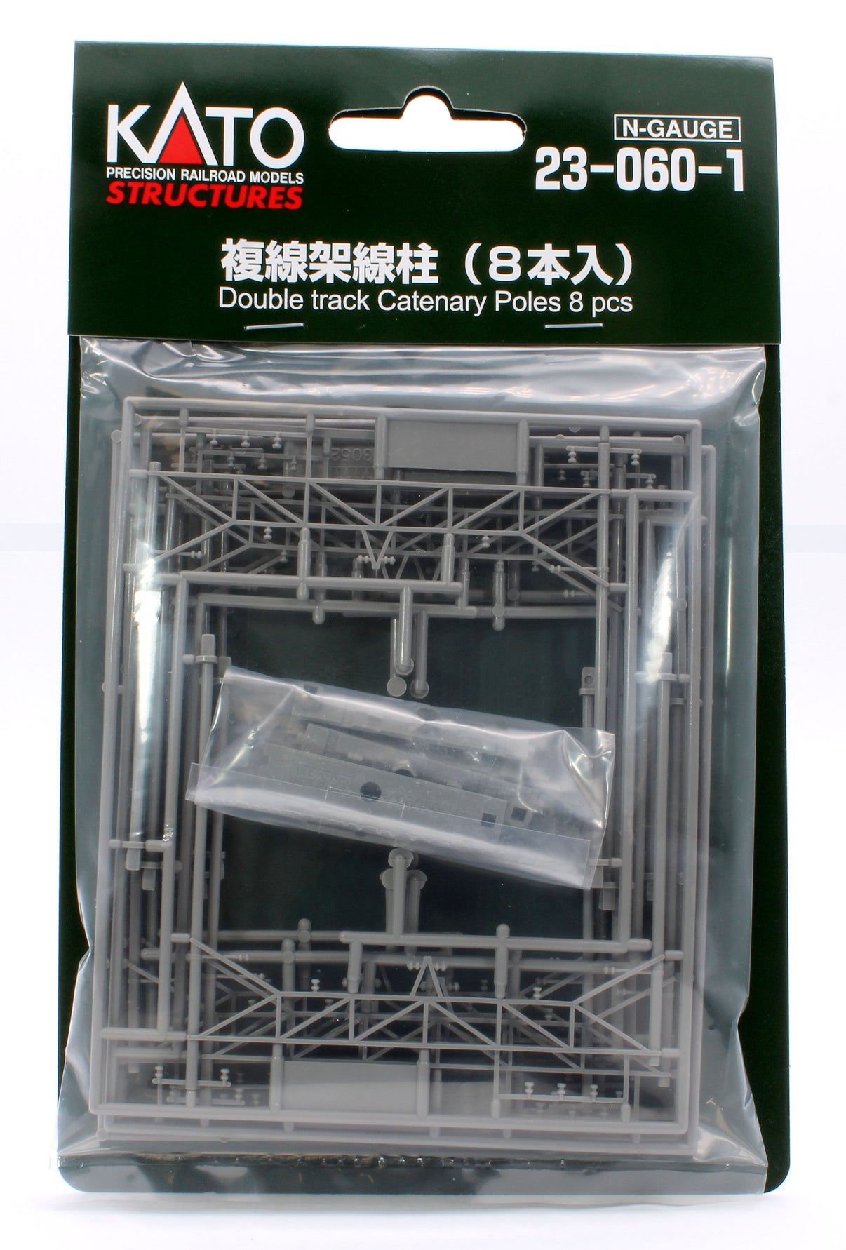 Kato 23-060-1 Double Track Catenary Gantries (8) – Rails