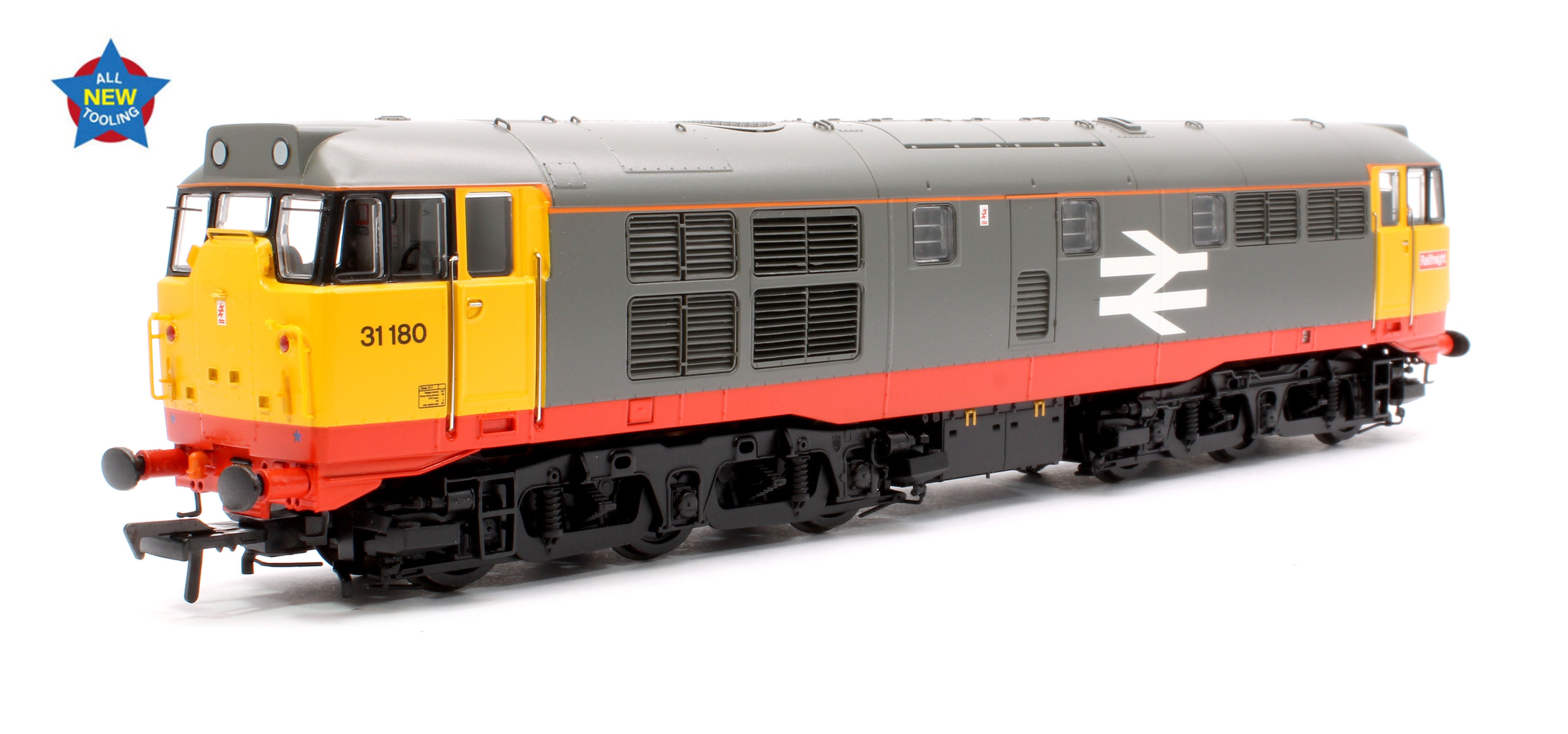 Bachmann 35-821 Class 31/1 Refurbished 31180 BR Railfreight – Rails