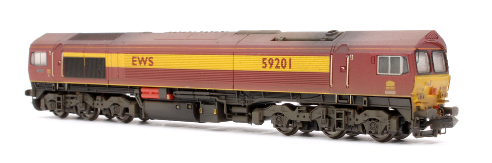 Dapol 2D-005-006W Custom Weathered Class 59 59201 EWS “Vale – Rails