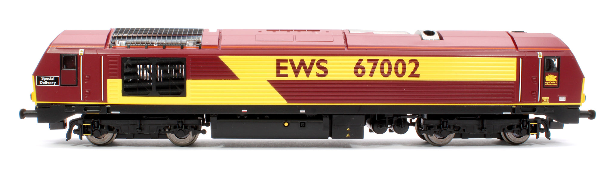 Hornby R30251 Class 67 67002 'Special Delivery' Business EWS Train Pack ...