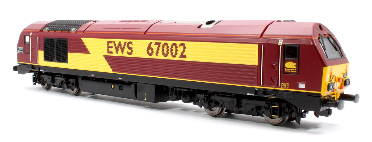 Hornby R30251 Class 67 67002 'Special Delivery' Business EWS Train Pack ...