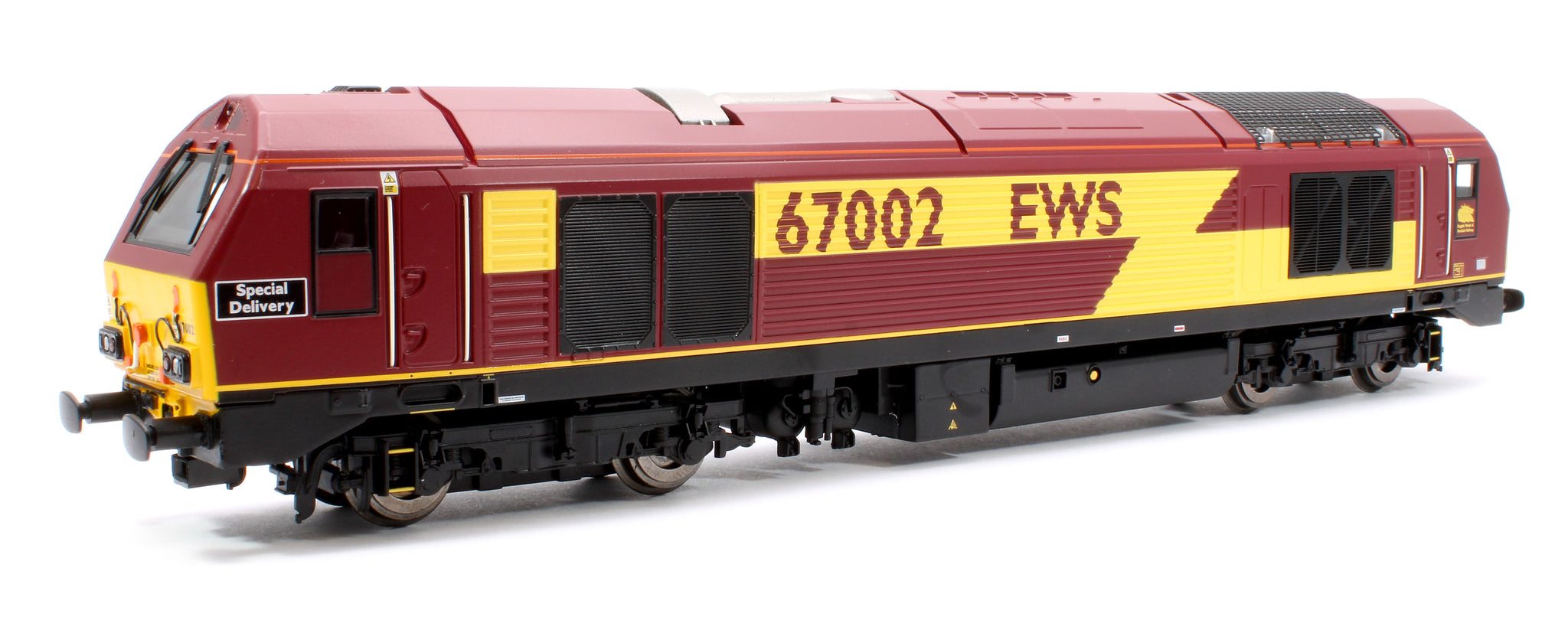 Hornby R30251 Class 67 67002 'Special Delivery' Business EWS Train Pack ...