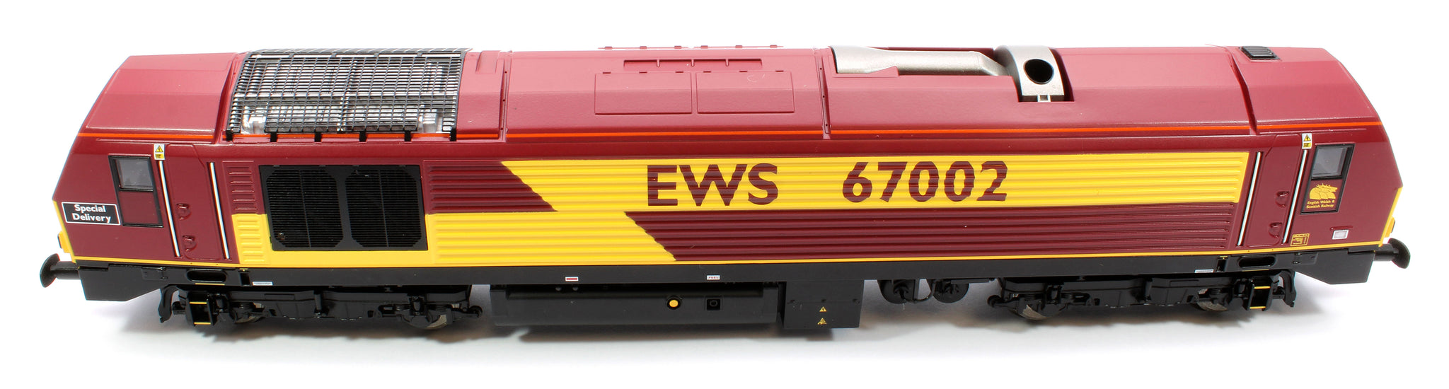 Hornby R30251 Class 67 67002 'Special Delivery' Business EWS Train Pack ...