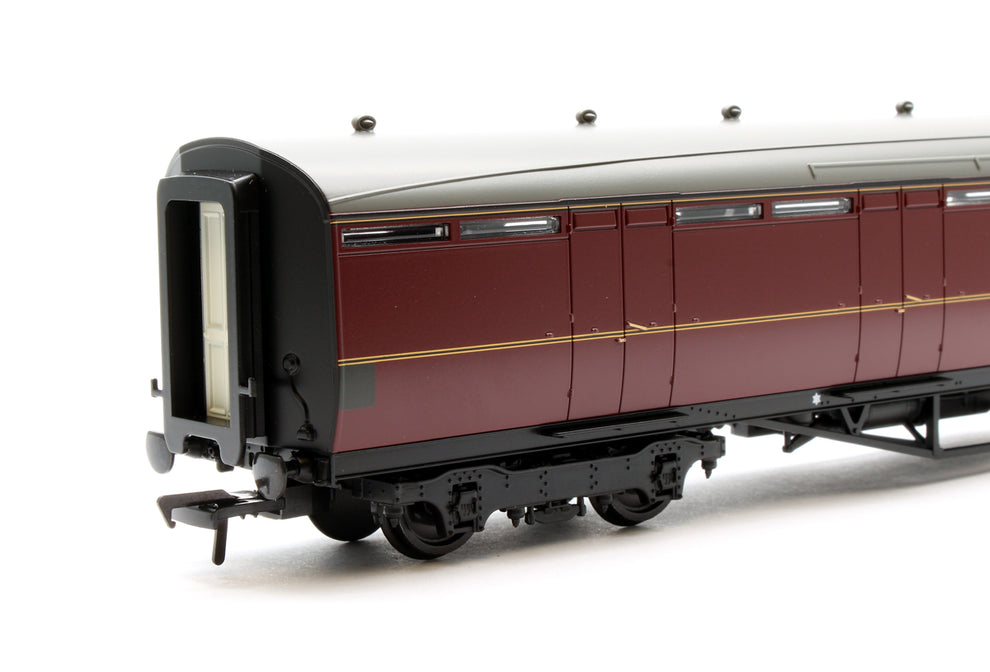 Bachmann 34-362 LNER Thompson Full Brake BR Maroon No. E10E – Rails