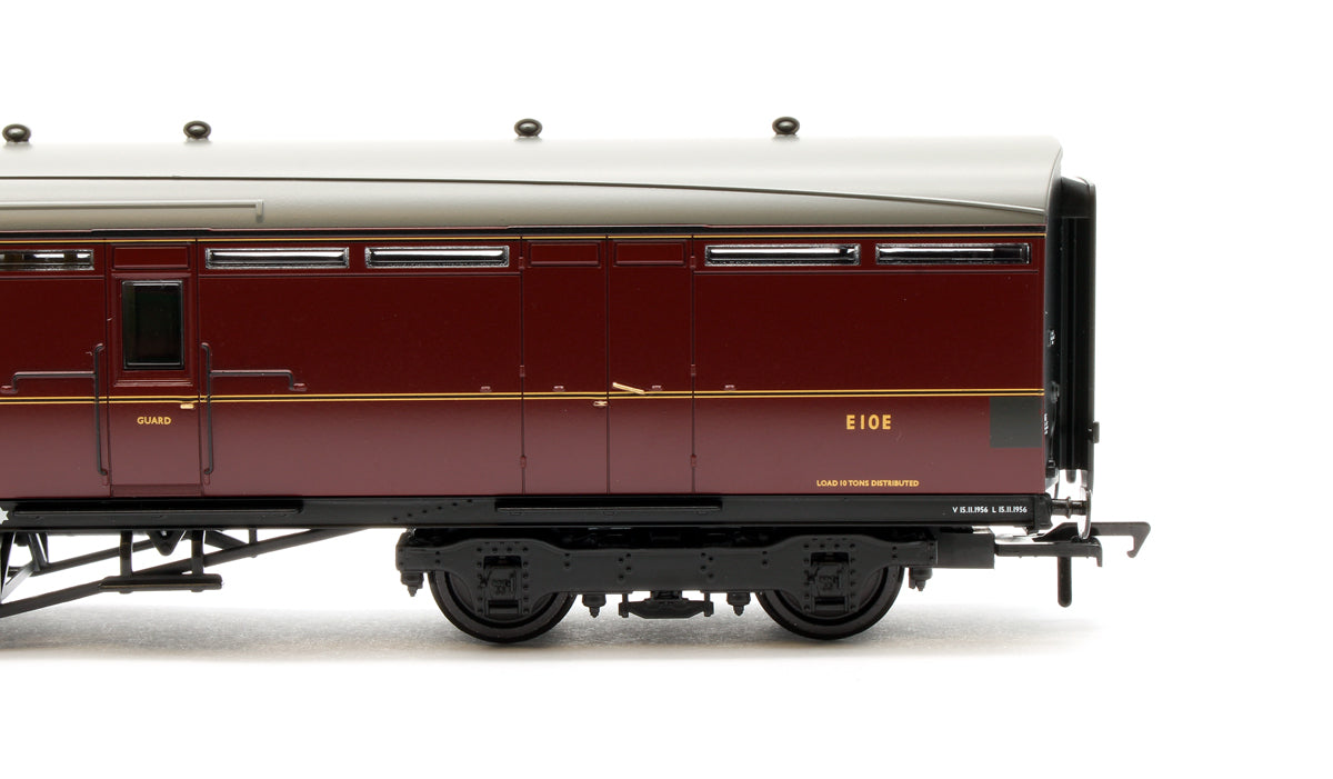 Bachmann 34-362 LNER Thompson Full Brake BR Maroon No. E10E – Rails
