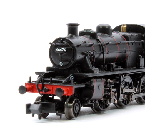 Graham Farish 372-626B LMS Ivatt 2MT 46474 BR Lined Black – Rails