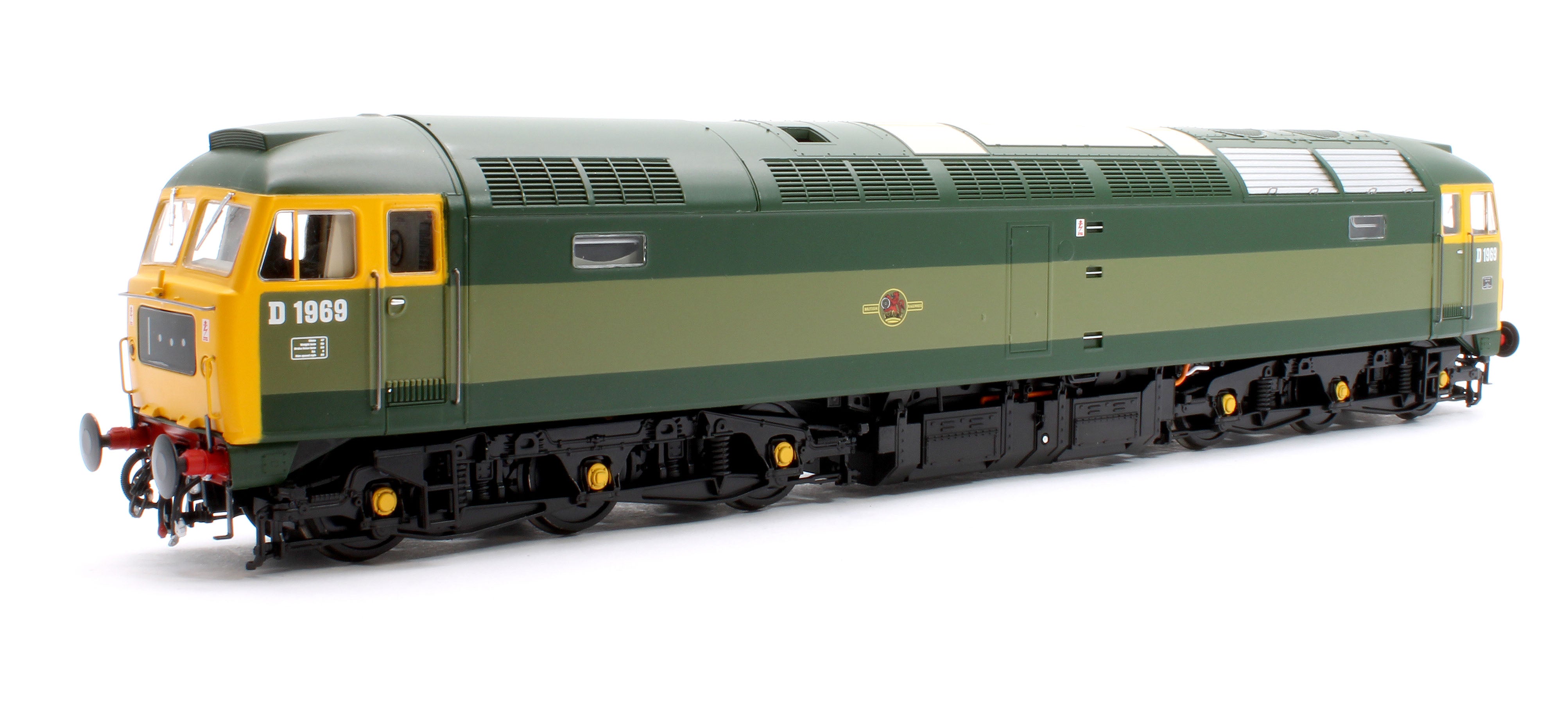 Heljan 47113 Class 47 D1969 BR two-tone green (full yellow – Rails
