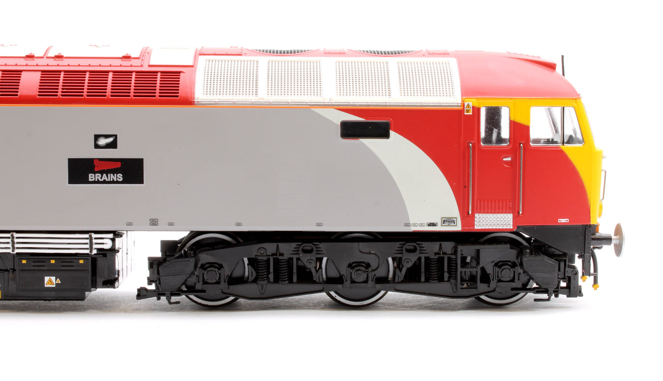 Heljan 5707 Class 57 Virgin Silver/Red 57309 Brains Diesel – Rails