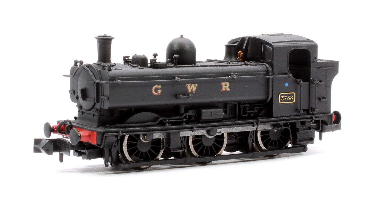 Dapol 2S-007-032 GWR 57xx 0-6-0 Pannier 3738 GWR Black Lettered GWR ...