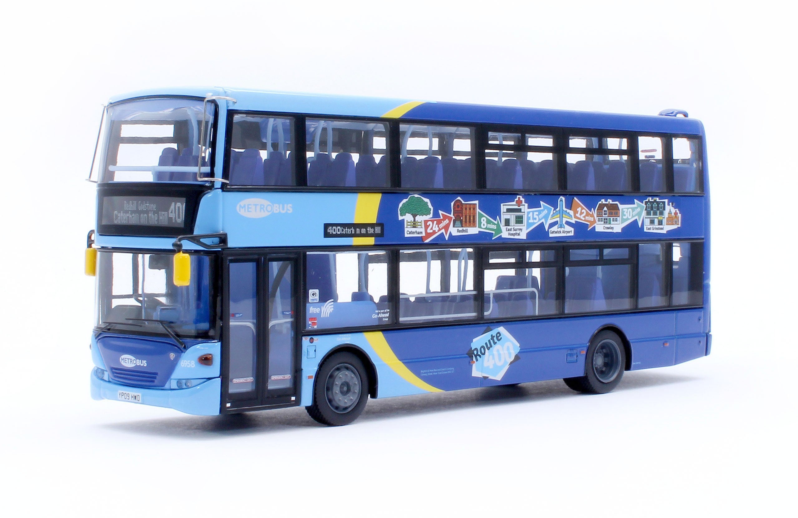 Northcord Model Company UK9503 Scania OmniCity Double Decker – Rails