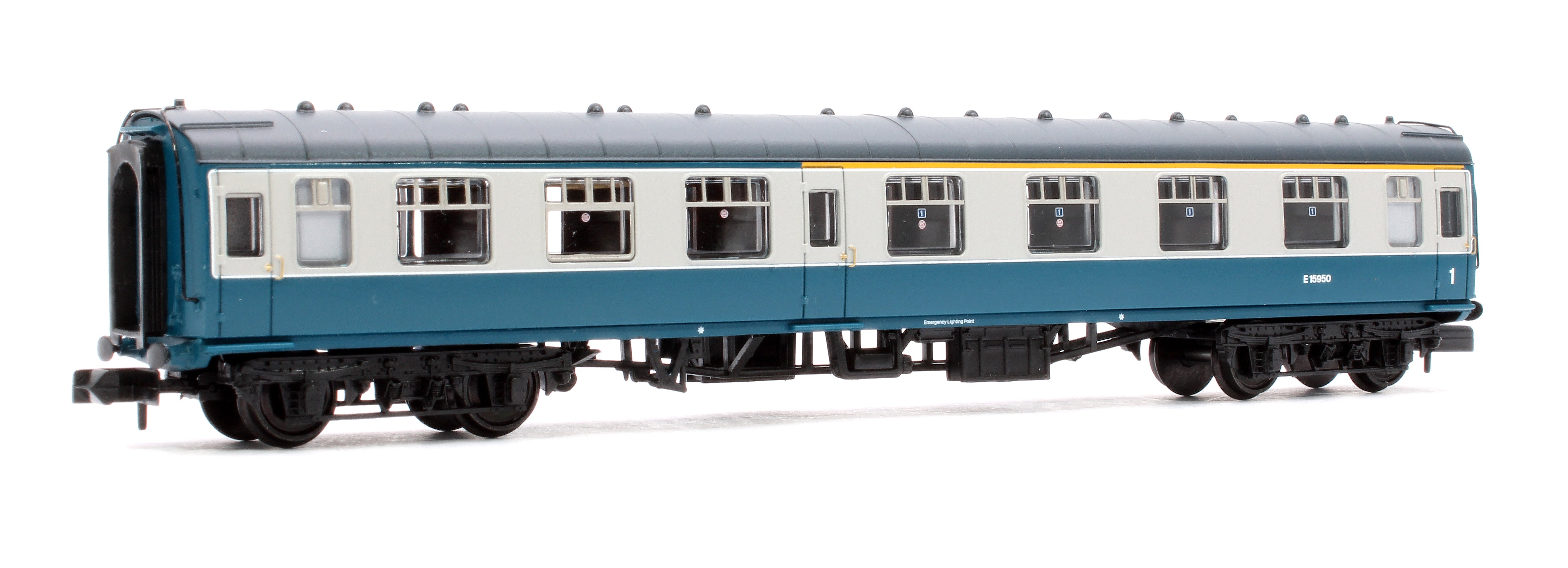 Graham Farish 374-258D BR Mk1 CK Composite Corridor BR Blue – Rails