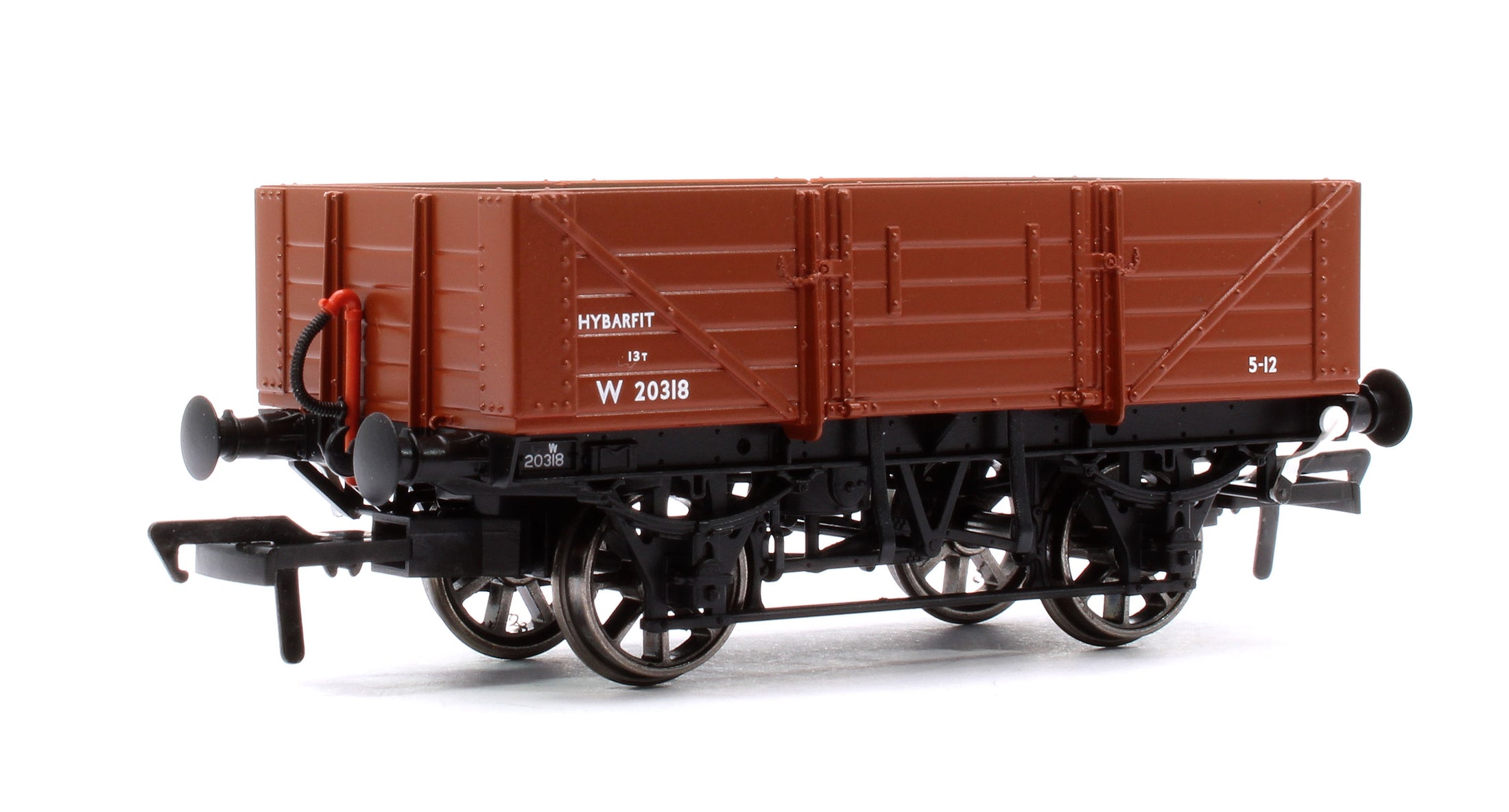 Rapido Trains UK 943022 GWR Dia. O15 No. W20318, BR Bauxite – Rails