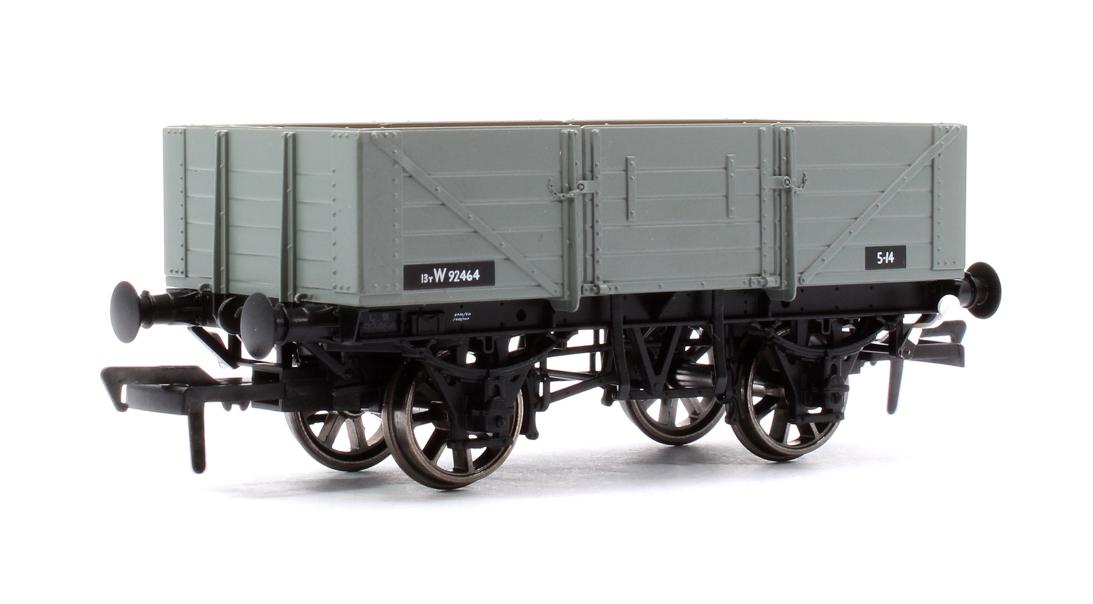 Rapido Trains UK 943012 GWR Dia. O11 No. W92464, BR grey – Rails