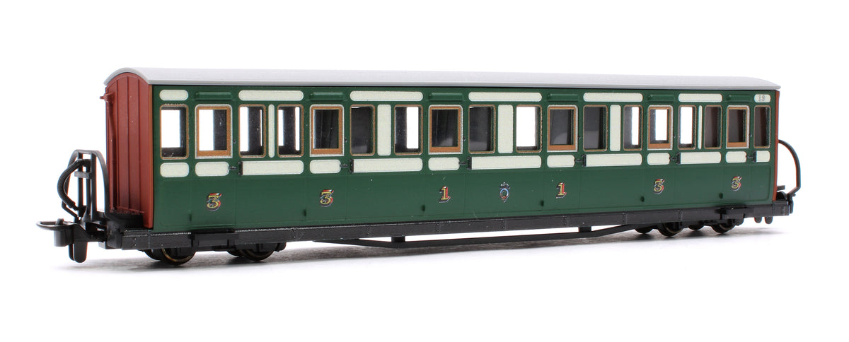 Peco GR-621A Ffestiniog Railway Long 'Bowsider' Bogie Coach, Early ...