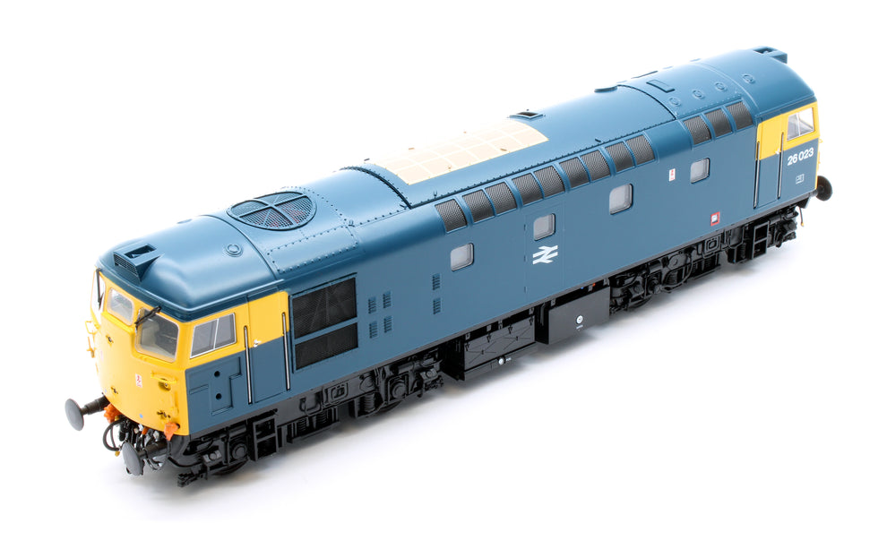 Heljan 2643 Class 26 BR Blue 26023 (tablet catcher recess) – Rails