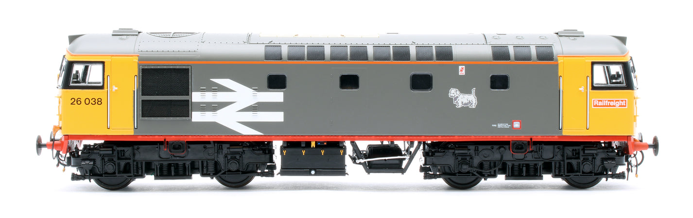 Heljan 2645 Class 26 Railfreight Red Stripe 26038 Diesel – Rails