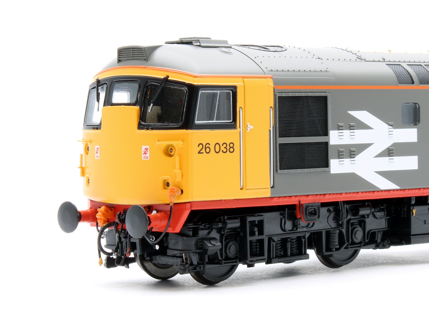 Heljan 2645 Class 26 Railfreight Red Stripe 26038 Diesel – Rails