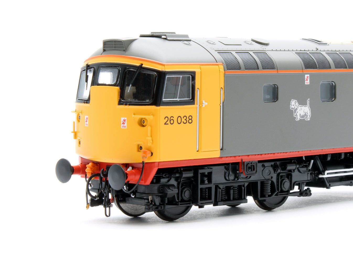 Heljan 2645 Class 26 Railfreight Red Stripe 26038 Diesel – Rails