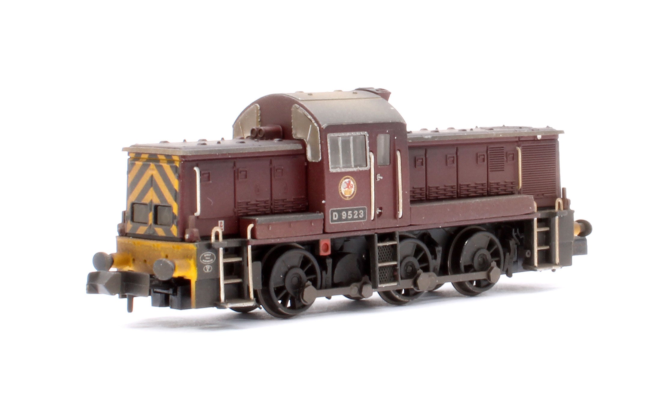 Graham Farish Pre-Owned Class 14 D9523 BR Maroon (Wasp Stripes) Diesel ...