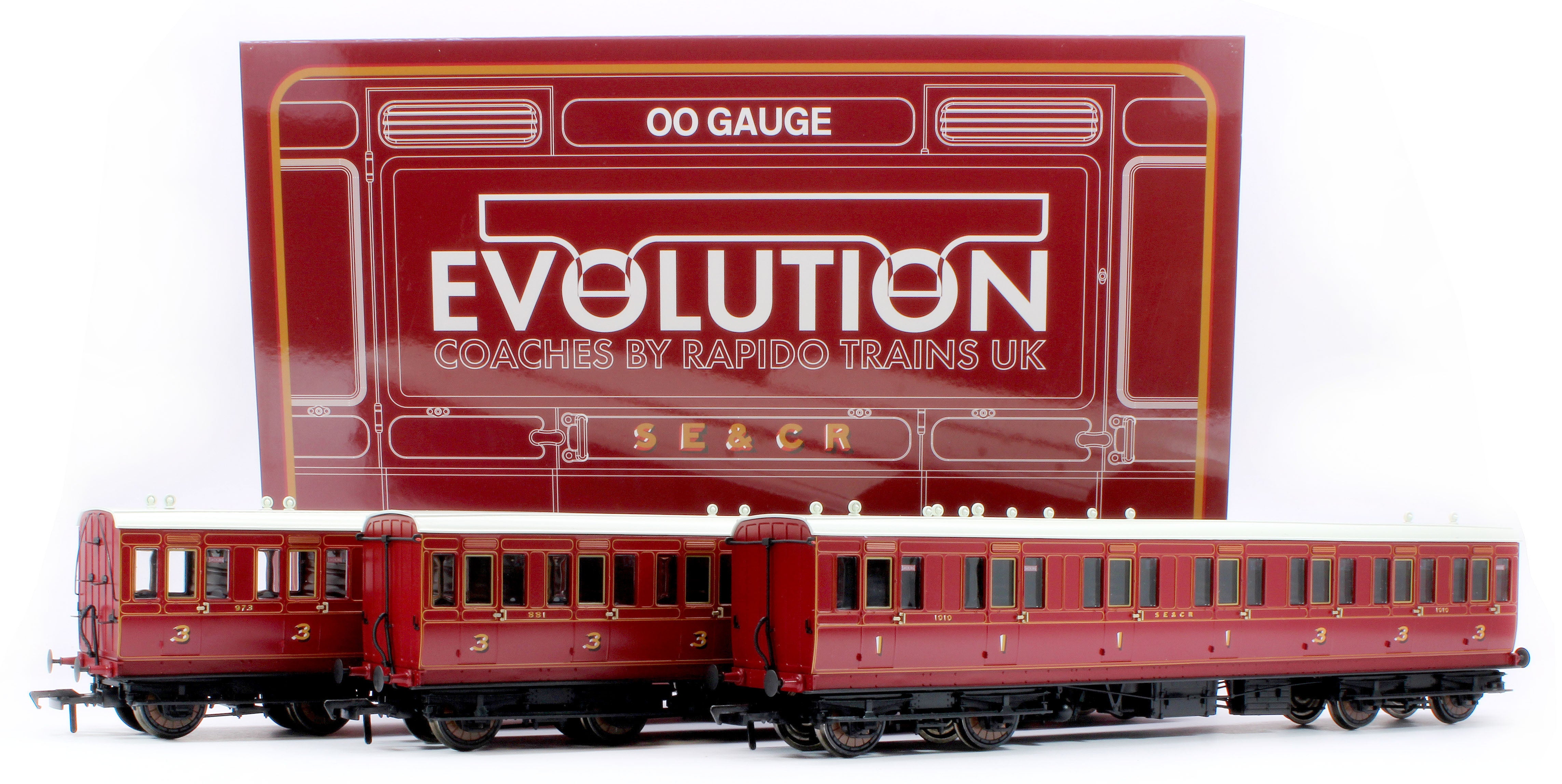 Rapido Trains UK 978001 48' SECR ‘Evolution’ Bogie Coach – Rails
