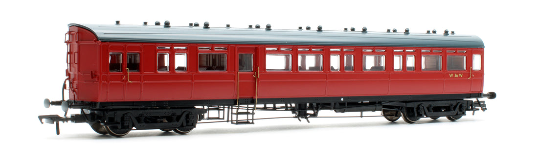 Dapol 4P-004-006 Autocoach BR W36 Crimson – Rails