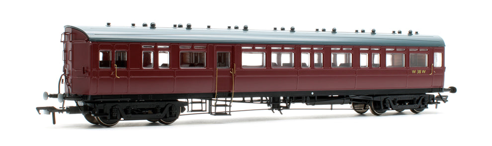 Dapol 4P-004-007 Autocoach BR W38 Maroon – Rails