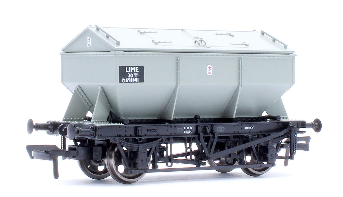 Rapido Trains UK 963013 LMS Iron Ore Hopper - BR (Lime) – Rails
