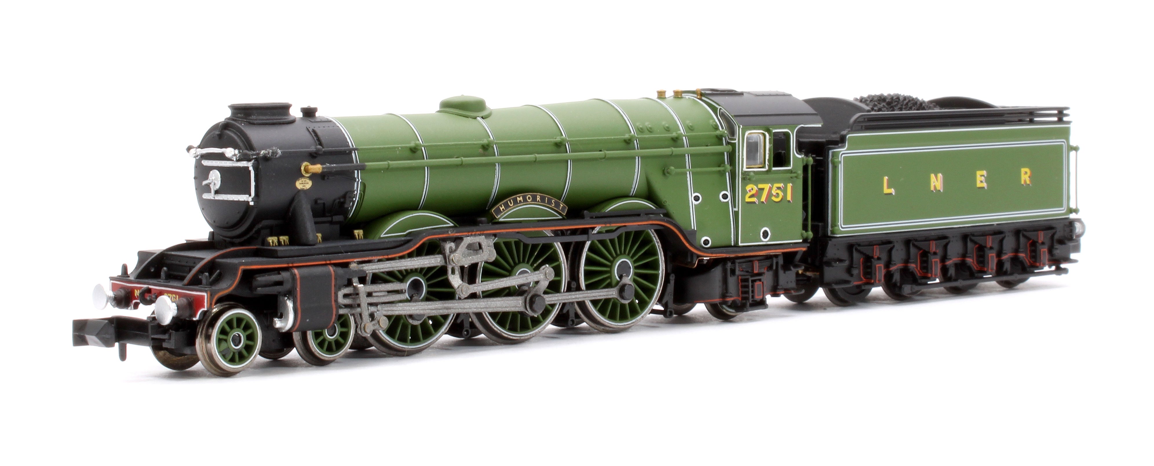 Dapol 2S-011-011D A1 Humorist 2751 LNER Apple Green - DCC – Rails