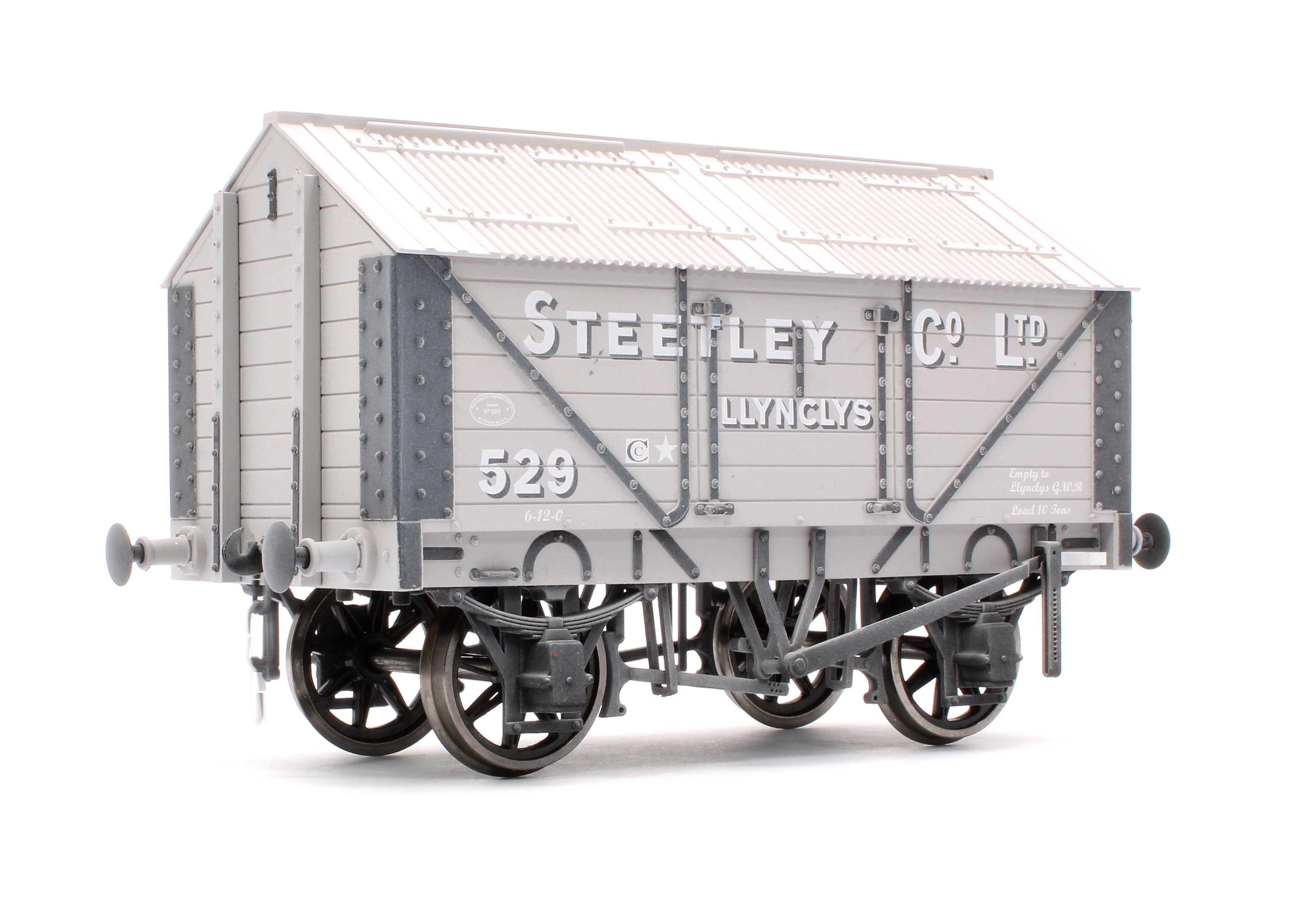 Dapol 7F-017-002W Lime Van Steetley Co Llynclys No. 529 - – Rails