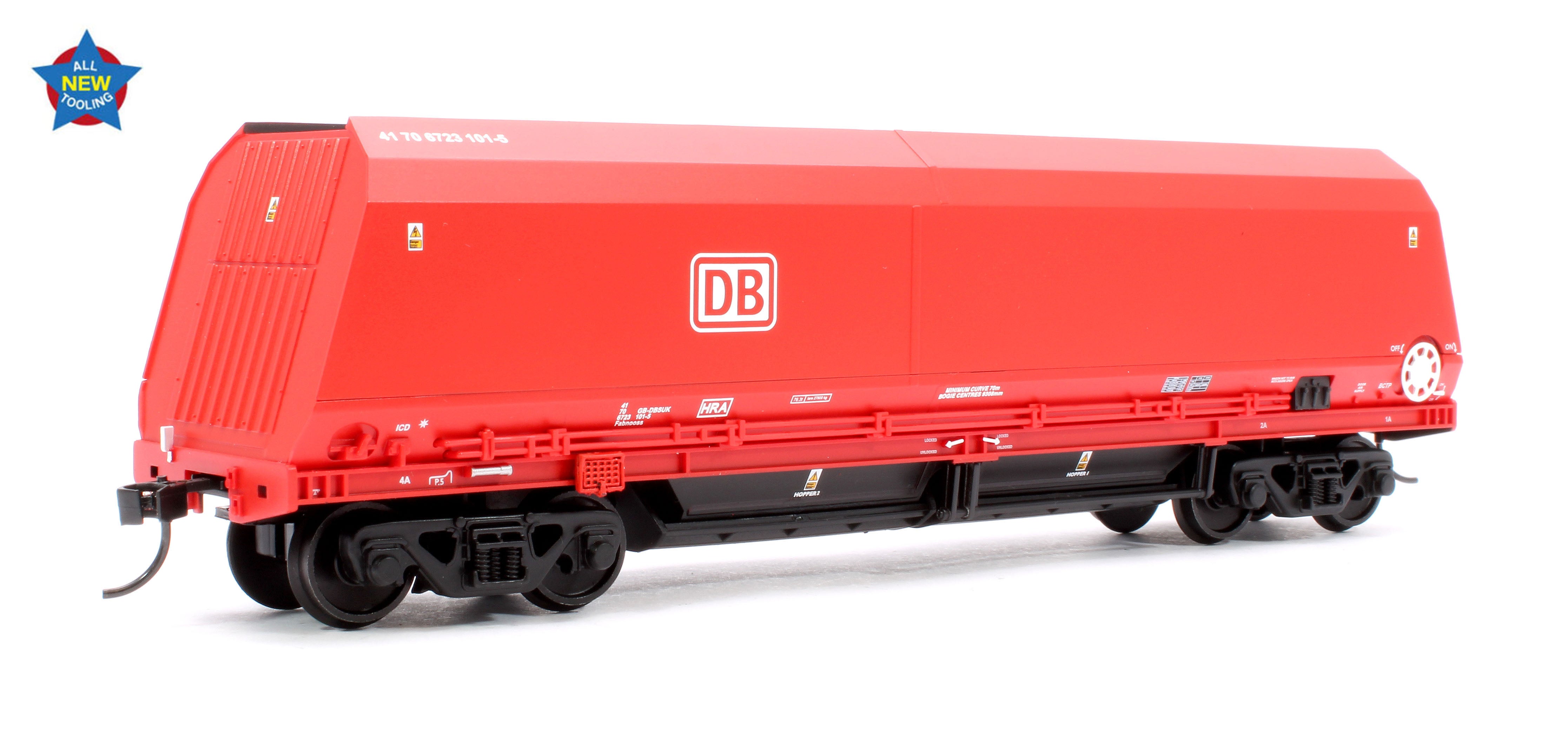 Bachmann 37-865C HRA Bogie Hopper DB Cargo No. 41 70 6723 – Rails